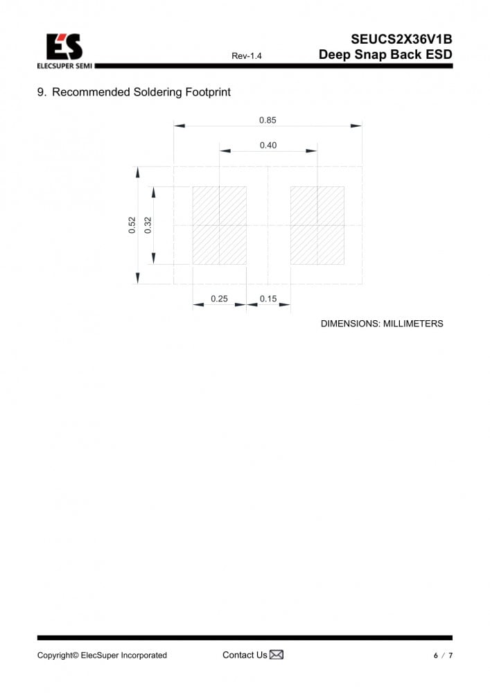 SEUCS2X36V1B datasheet page 6
