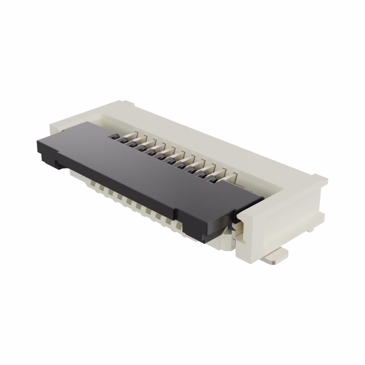 Easy-On FFC/FPC Connector, 0.50mm Pitch, 1.90mm Height, Single Bottom Contact (FS19), Right-Angle, Surface Mount, ZIF, 11 Circuits, Tin-Bismuth Plating for sale