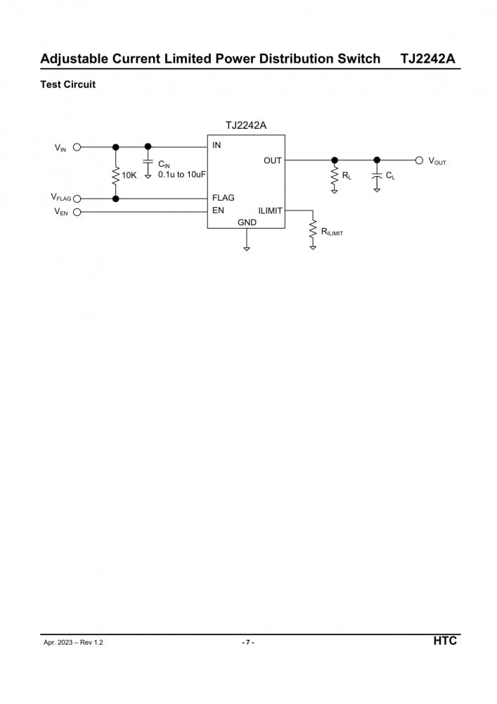 TJ2242AGSF6 datasheet page 7