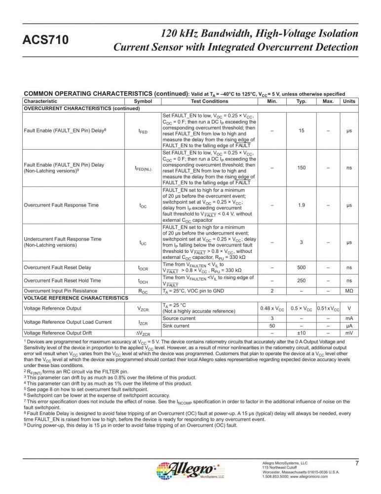 ACS710 datasheet page 8
