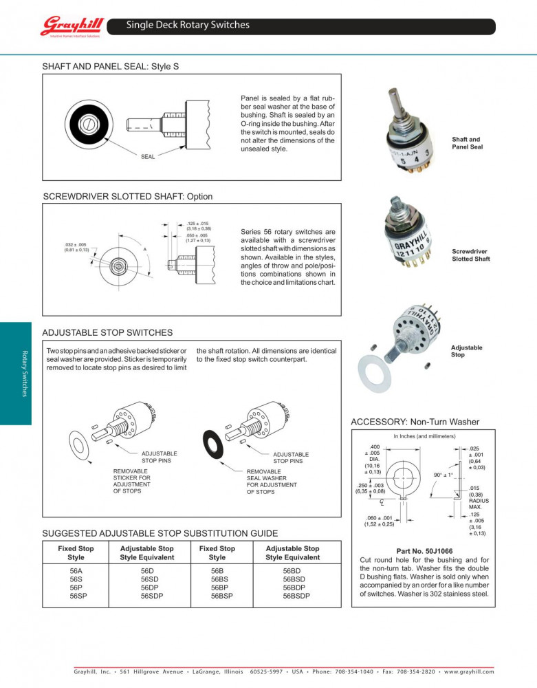 Grayhill Series 56 technical document page 3