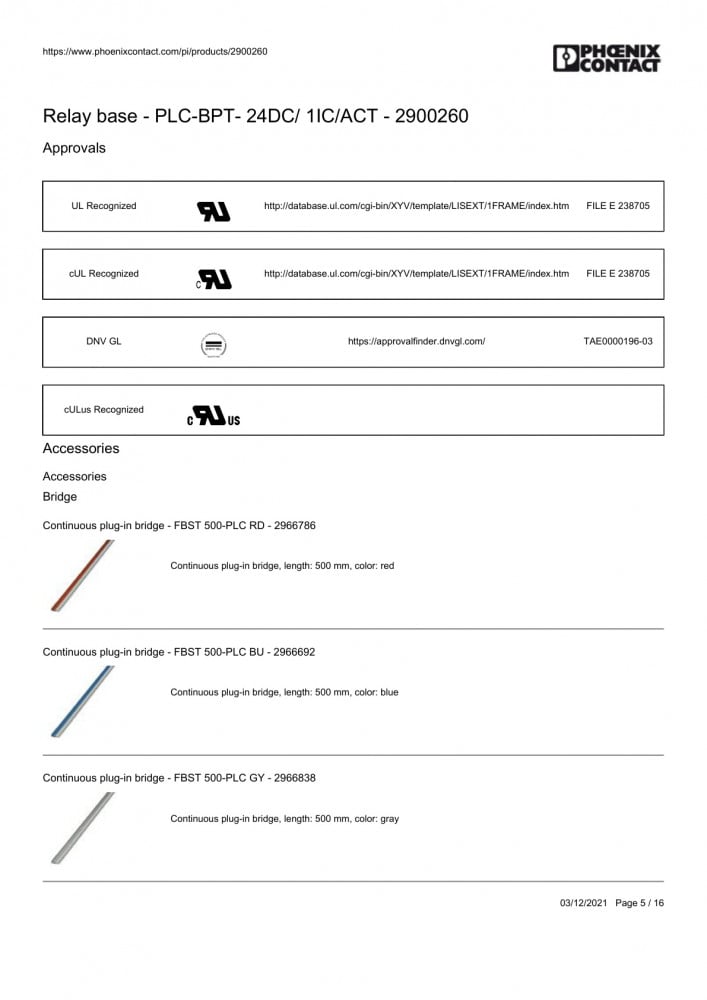Phoenix Contact 2900260 document page 5