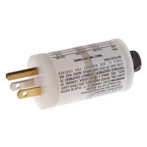 Heavy Duty GFCI Tester, 20A, 120V AC, White for sale