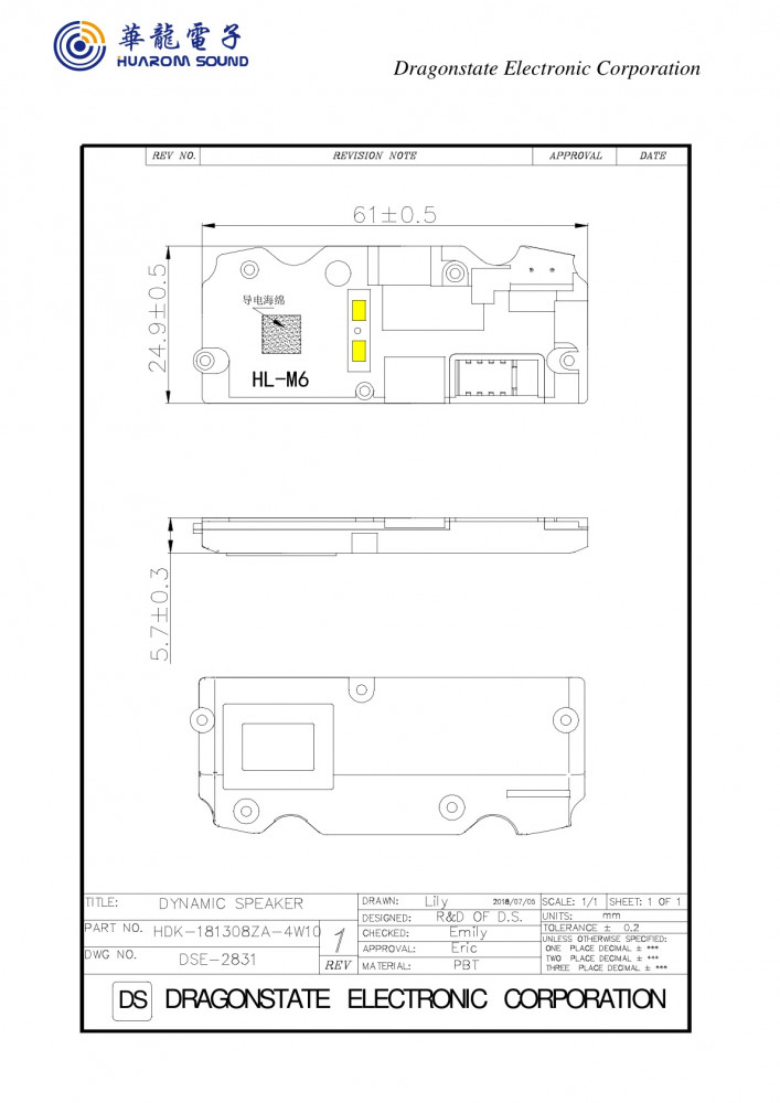 HDK-181308ZA-4W10 reliability page