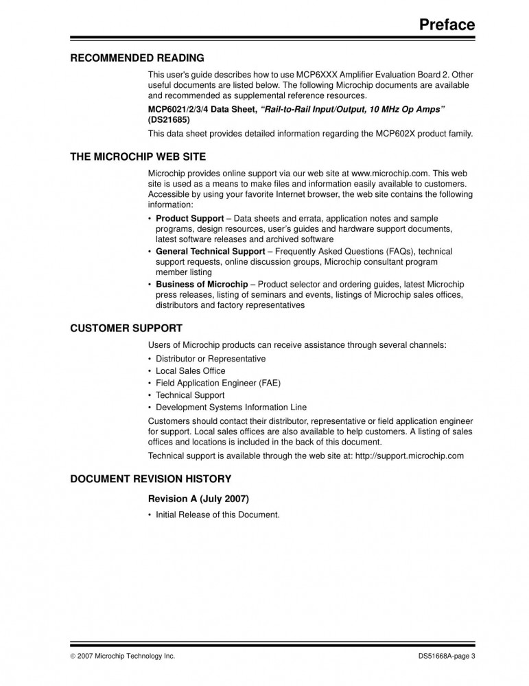 MCP6XXXEV-AMP2 document page 7