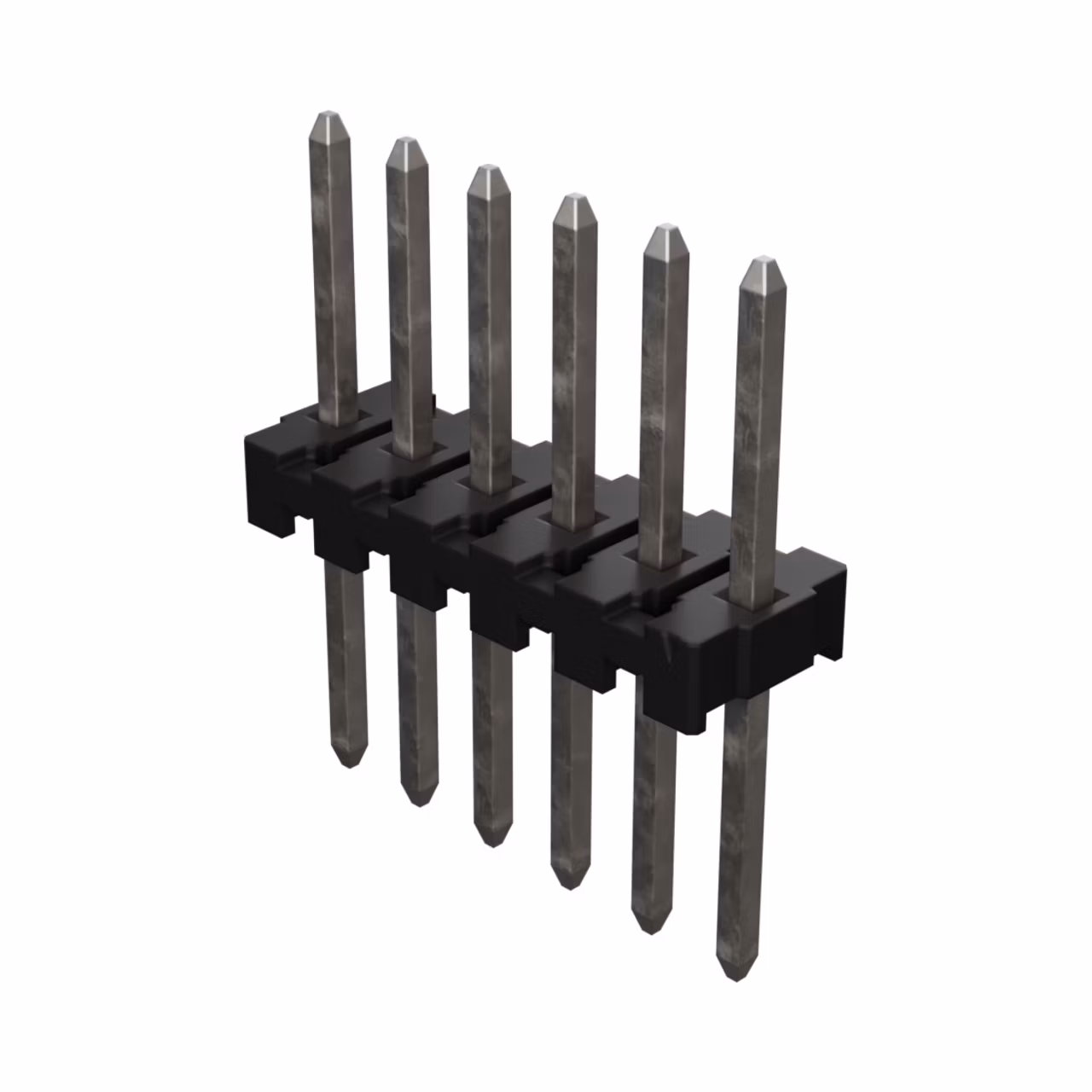 KK 396 Breakaway Header, Vertical, 6 Circuits, Matte Tin (Sn) Plating, Pin Length 26.21mm for sale