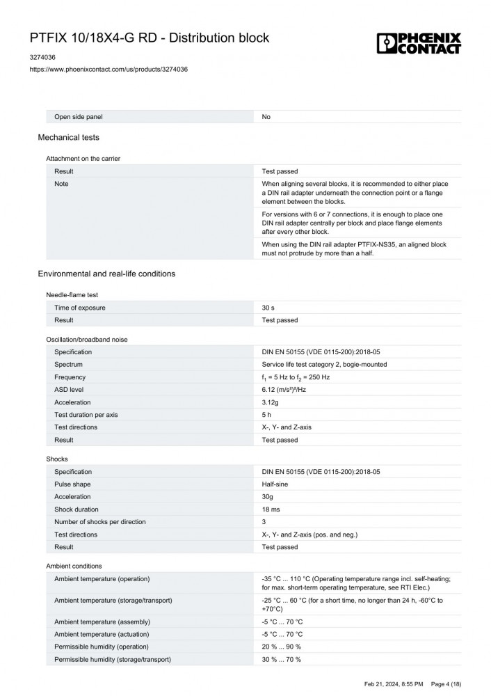 Phoenix Contact 3274036 technical document page 4
