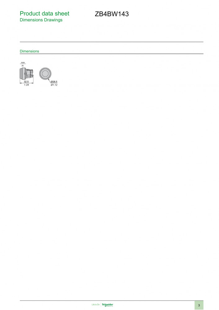 ZB4BW143 technical document page 3