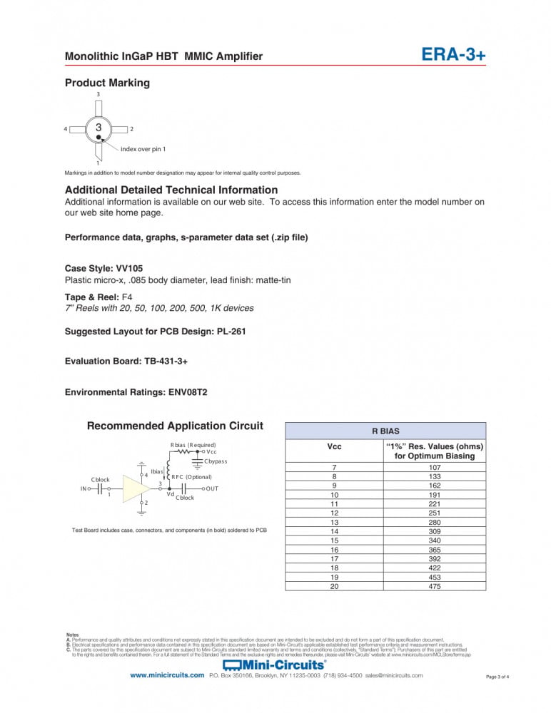 ERA-3+ datasheet page 3
