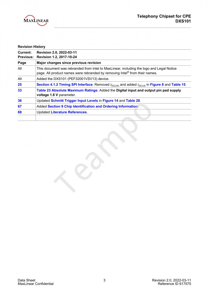 PEF32001VSV12 DXS101 datasheet page 5