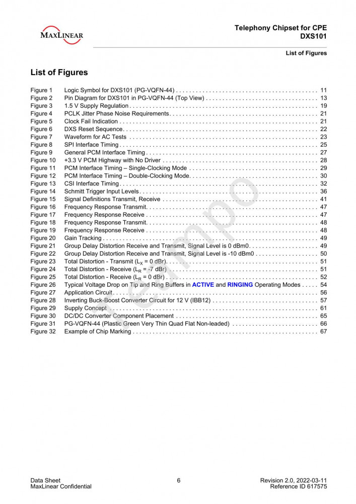 PEF32001VSV12 DXS101 datasheet page 8