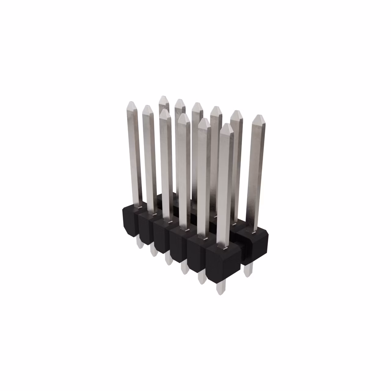 MX150 Dual Row Header, Vertical, 12 Circuits, 1.5µm Tin (Sn) Plating, 16.09mm Mating Pin Length, 3.05mm PC Tail Length for sale