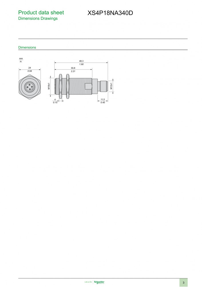 XS4P18NA340D technical document page 3