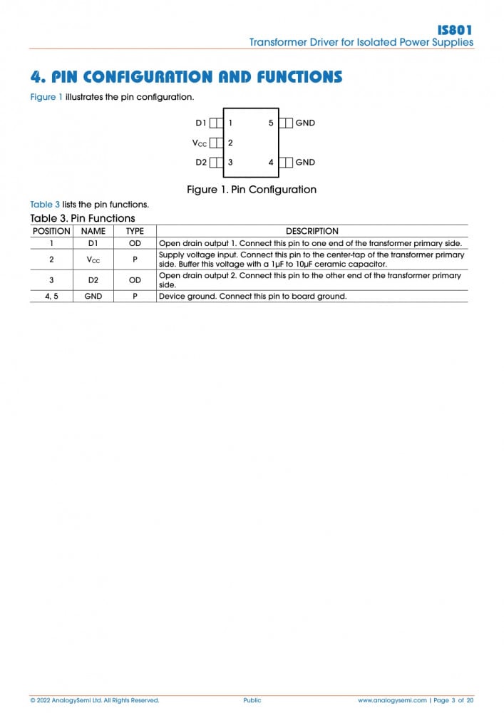 IS802 datasheet page 3