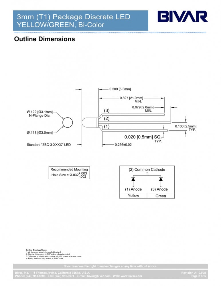 3BC-3-Y/G datasheet page 2