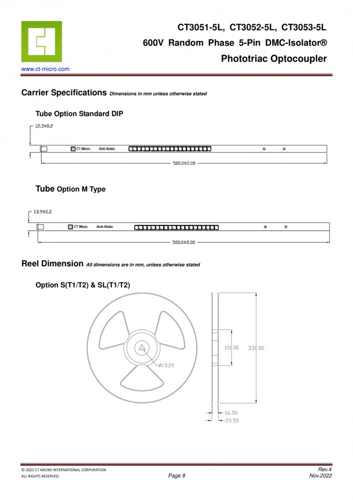 CT3052-5L datasheet page 8