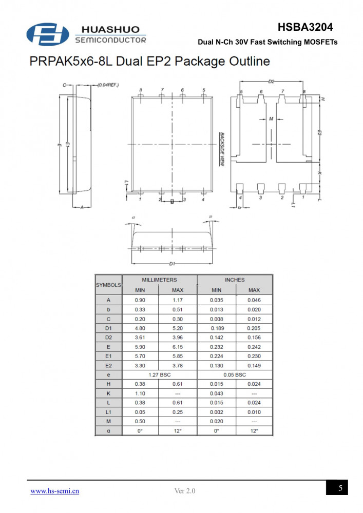 HSBA3204 datasheet page 5