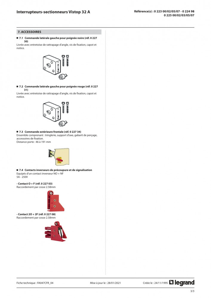 Legrand 022500 technical document, page 3