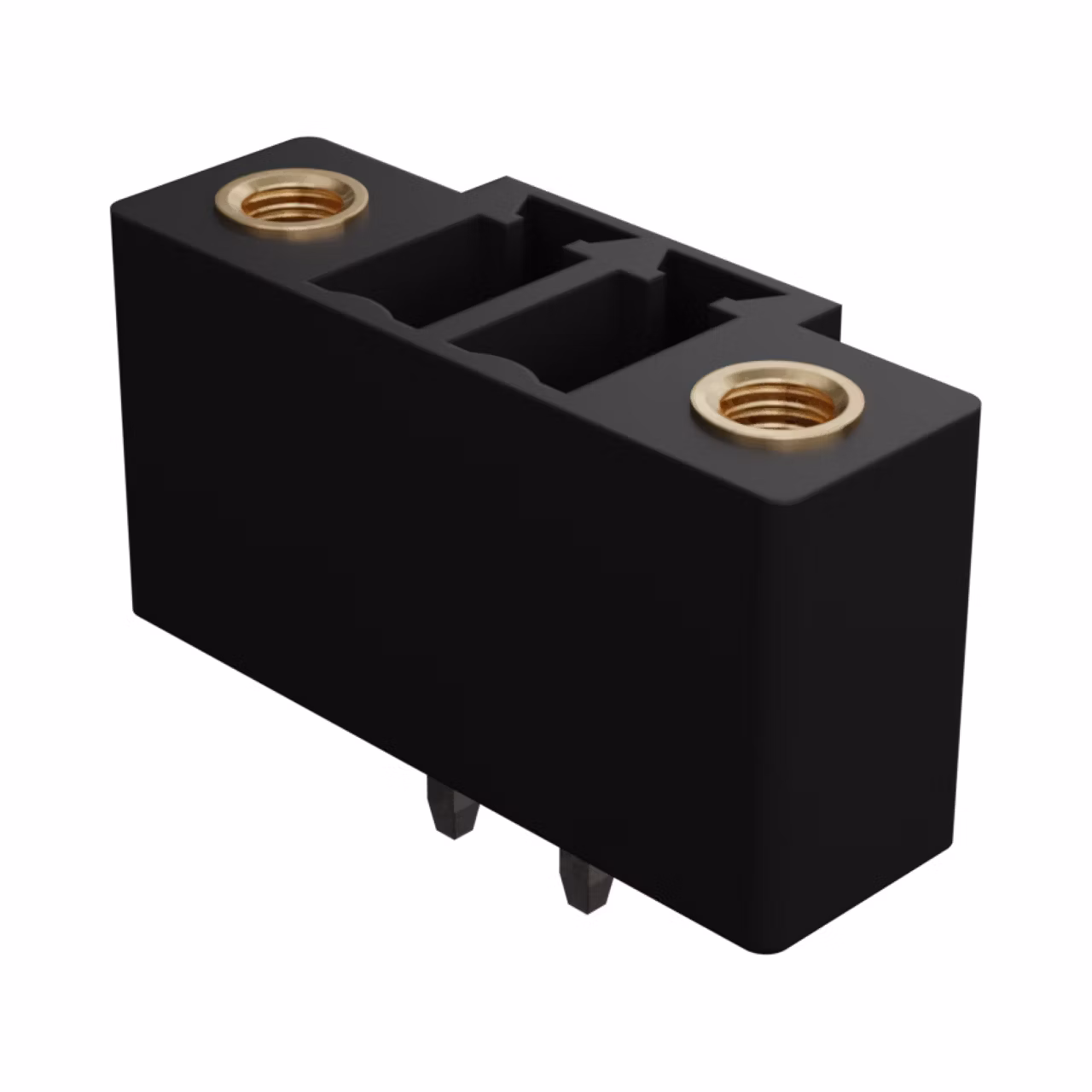 3.81mm Pitch Eurostyle Vertical PCB Header, with Threaded Retention Inserts, 2 Circuits for sale