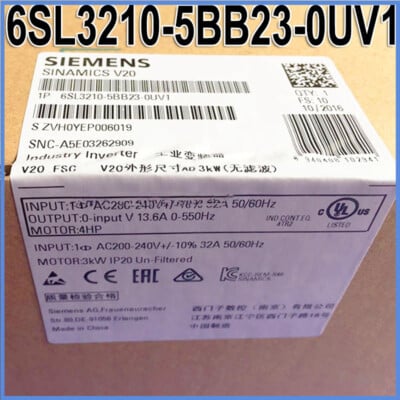 SIEMENS 6SL32105BB230UV1 Variable Frequency Drive for sale
