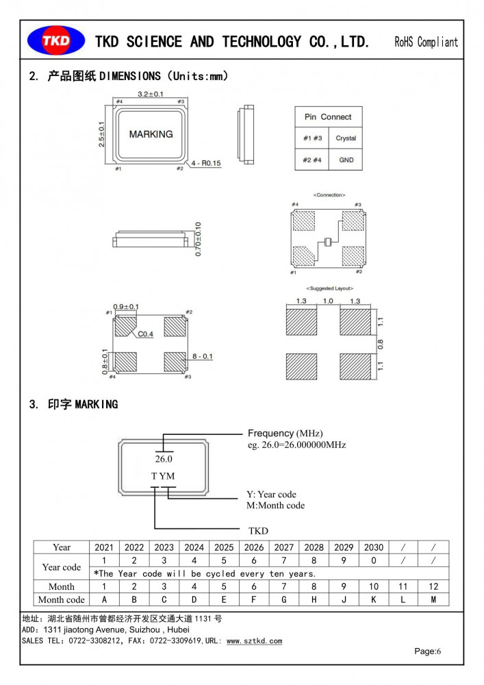 SX32Y026000BG1T003 datasheet page 6