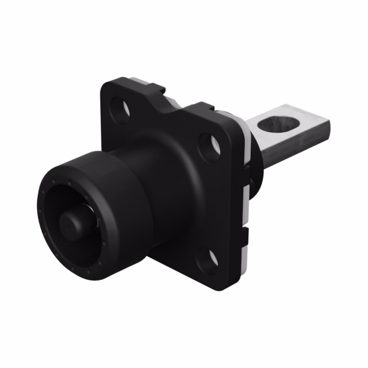 SideWize 3.40mm, 1-circuit, Black Bulkhead Connector, Flat Blade, Tray for sale