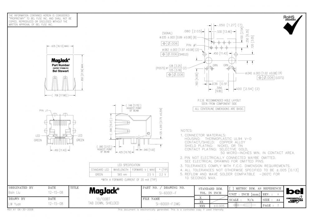 SI-60001-F technical drawing page 2