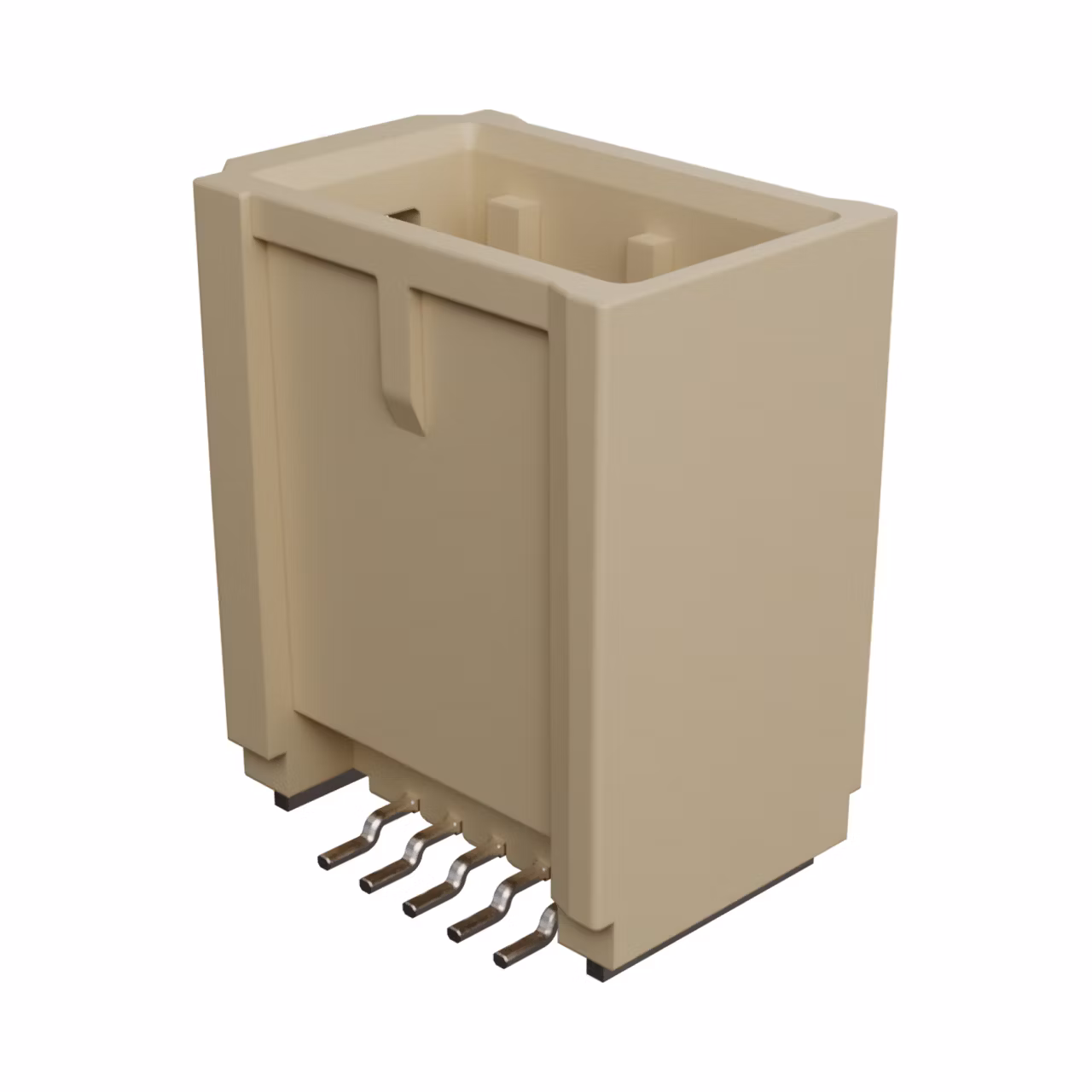 ConnTAK50 Header, Dual Row, Vertical, Surface Mount, 10 Circuits, Key B,  Natural for sale