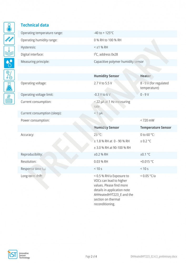 HYT223 technical document page 2