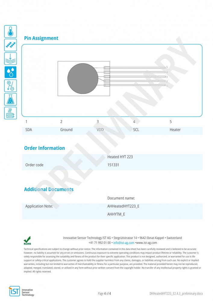 HYT223 technical document page 4
