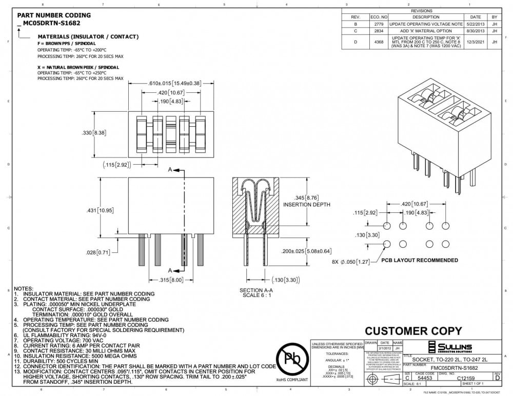 FMC05DRTN-S1682 technical document preview