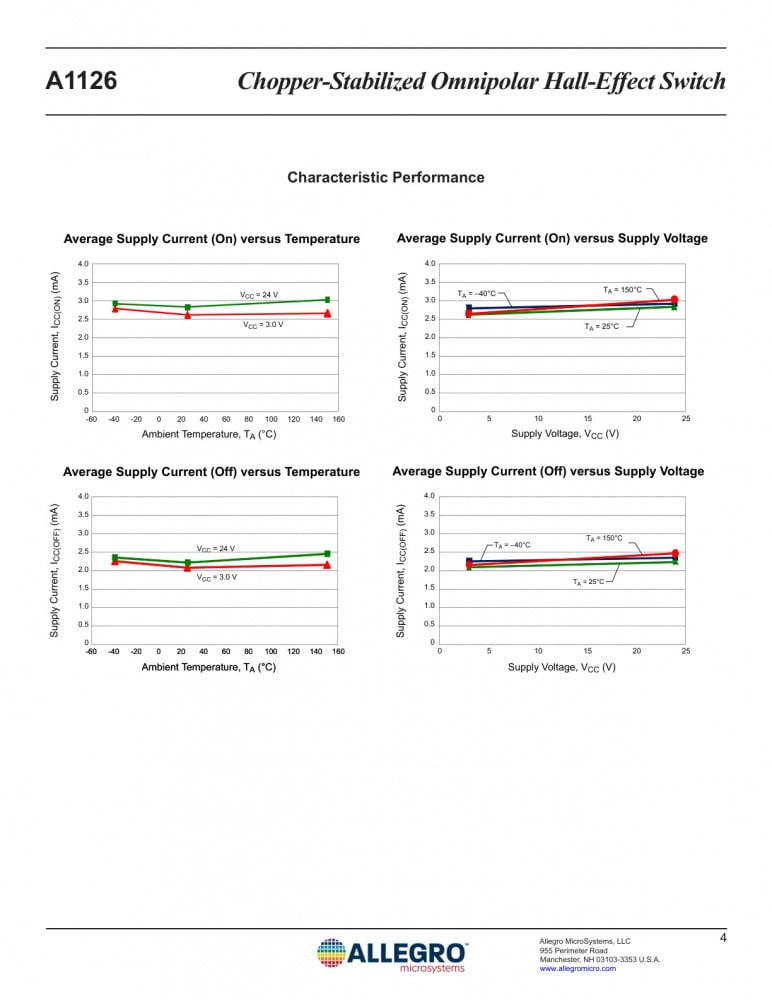 A1126 datasheet page 4