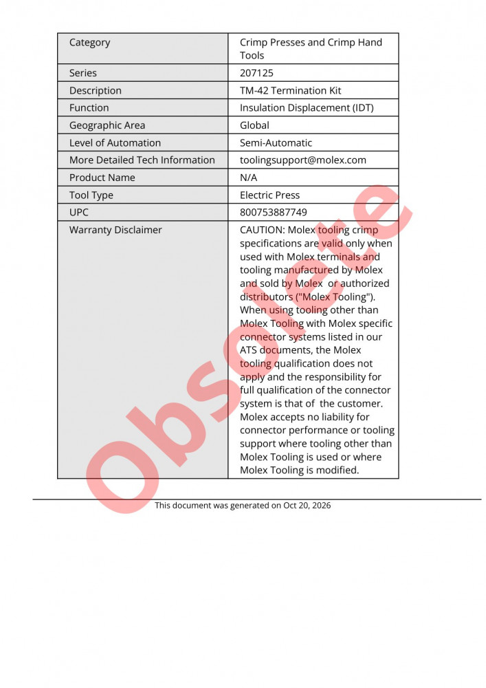 MOLEX 622007900 technical document image 2