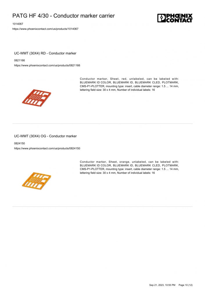 Phoenix Contact 1014067 document page 10