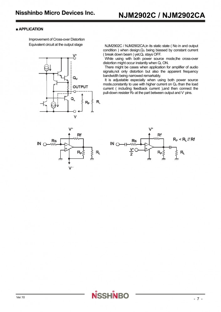 NJM2902C datasheet page 7