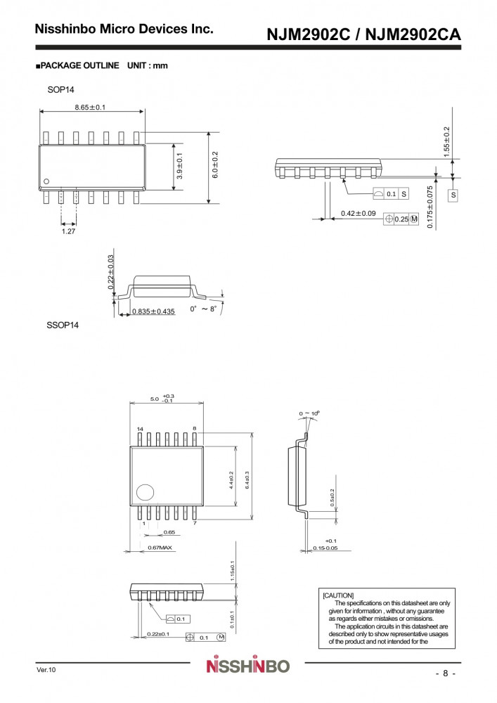 NJM2902C datasheet page 8