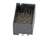 Impact 100 Ohm 4 Pair Vertical Backplane Header, Unguided, Dual Endwall,  6 Columns, 72 Circuits, Pin Length 4.50mm, Plated Through Hole Dimension 0.46mm, Lead-Free for sale