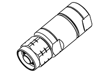 SMP Plug, Straight, Limited Detent, PCB, Surface Mount, Tray