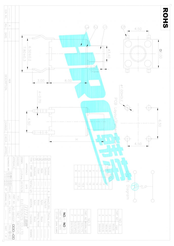 K2-6645DP-W4SW-04 product document preview