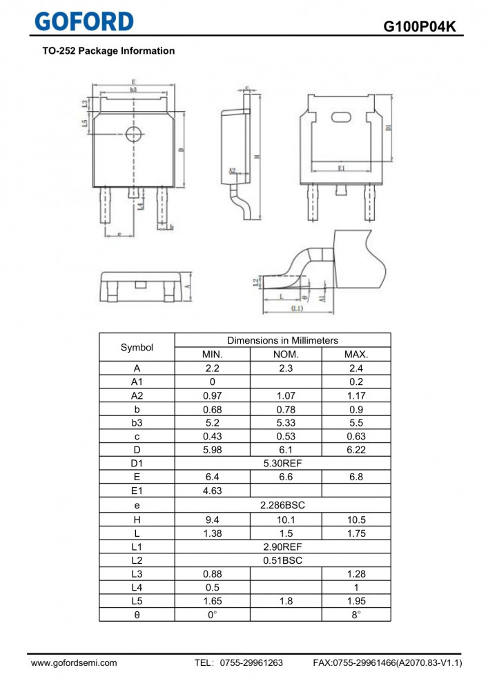 G100P04K datasheet page 6