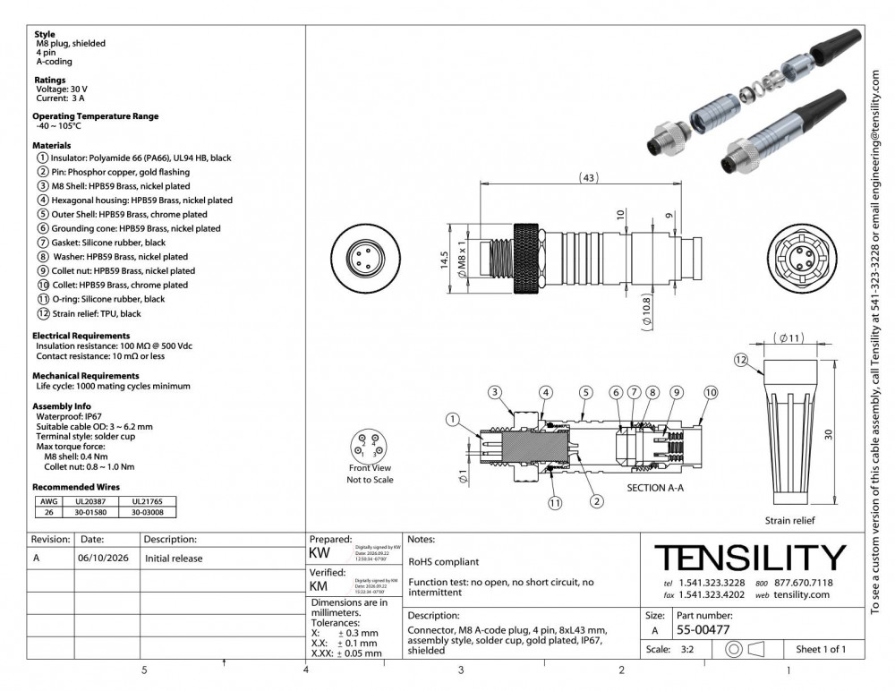 55-00477 product drawing page