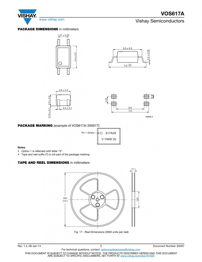 VOS617A datasheet page 7