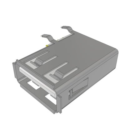 Samtec USB-A-S-F-W-VU-RC USB Connector Assembly for sale