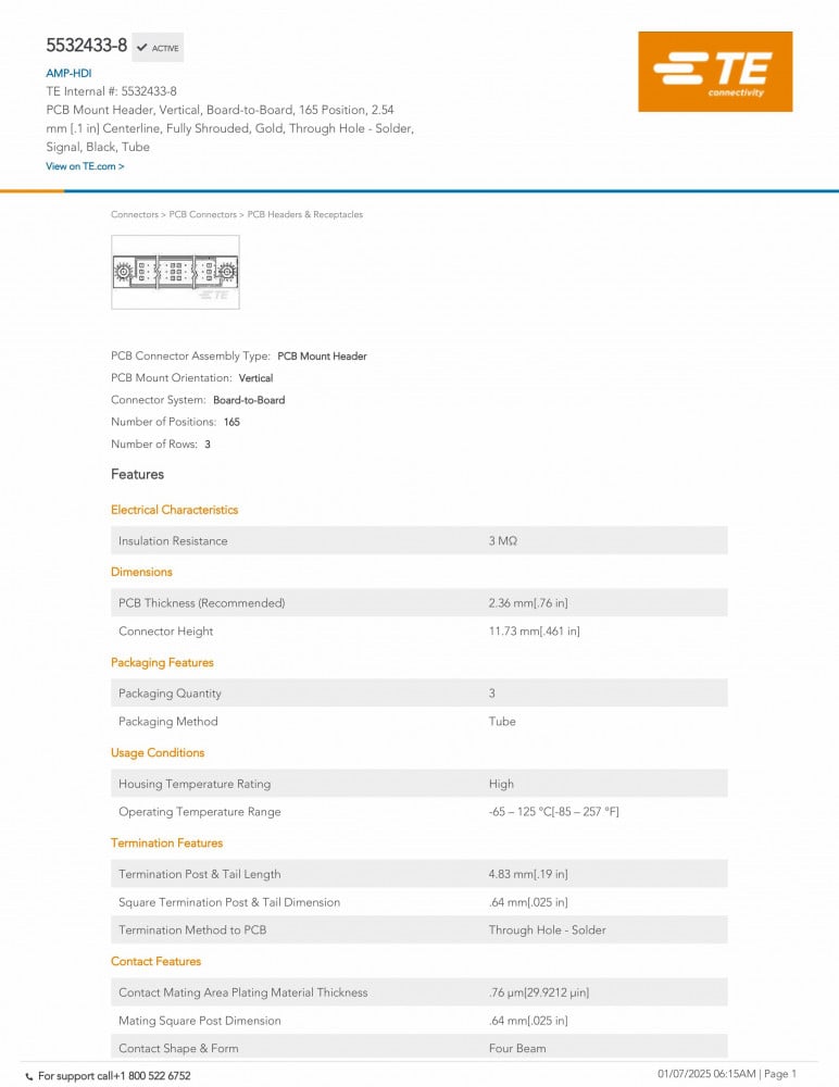 5532433-8 technical document page 1