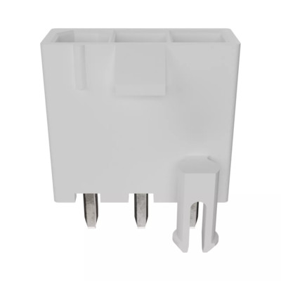 Mini-Fit Jr. Vertical Header, 4.20mm Pitch, Single Row, 3 Circuits, with Snap-in Plastic Peg PCB Lock, PA Polyamide Nylon 6/6 94V-2, Tin, Natural for sale