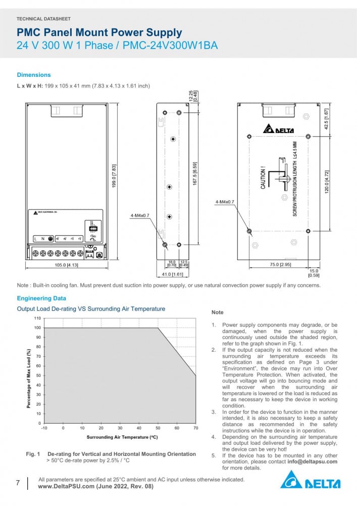 PMC-24V300W1BA datasheet page 7