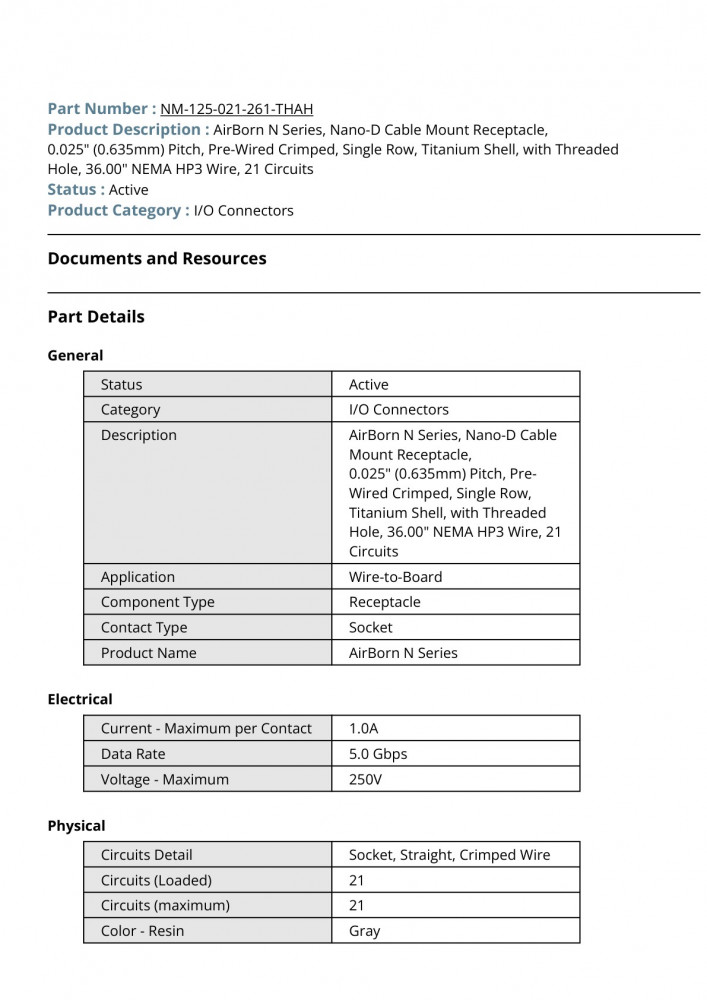 Product document image, page 1