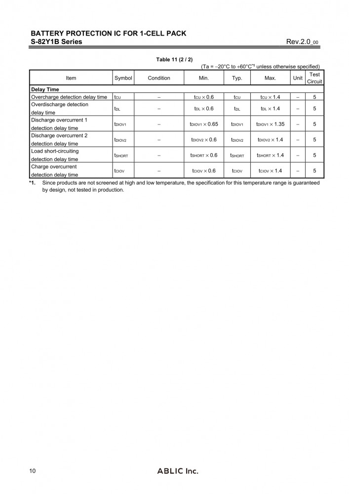 S-82Y1B datasheet page 10