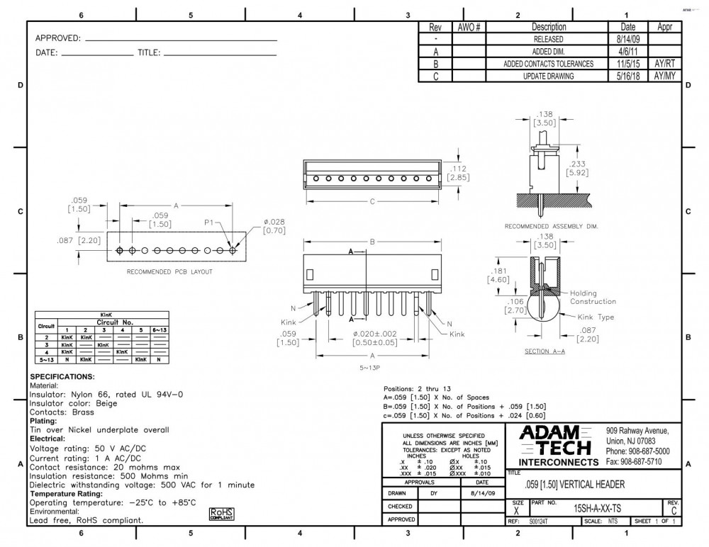 ADAM TECH 15SH-A-07-TS index 1