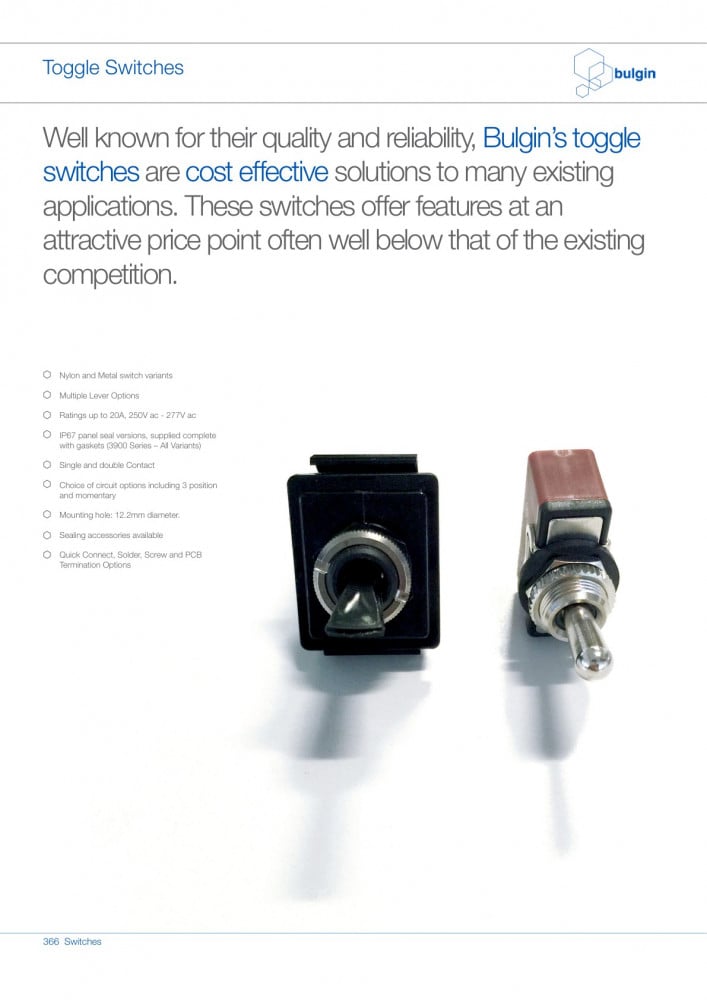 Bulgin C1710H technical document page 1